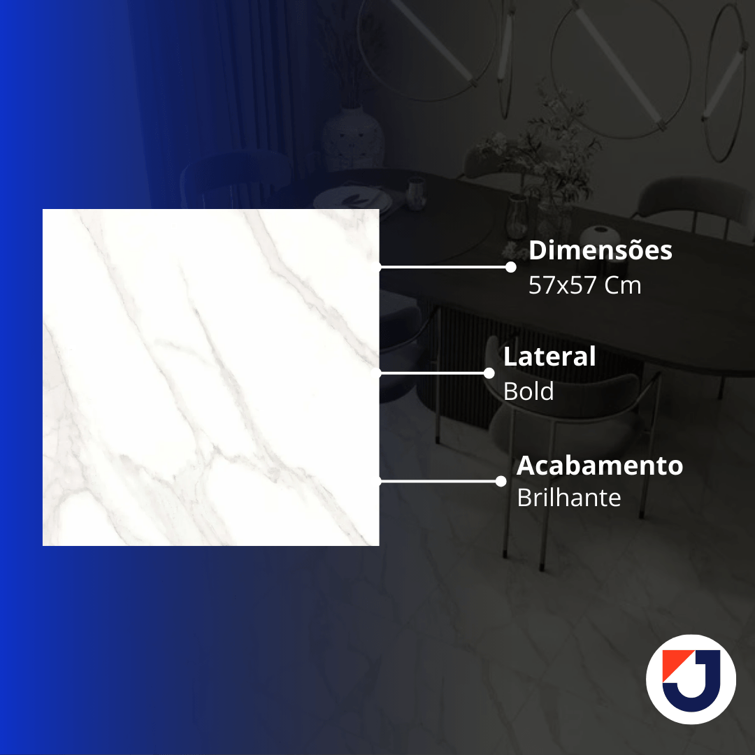 Cerâmica Theo 57x57 Cm HD 2,59M² Cecafi - Jurunense - Materiais de ...